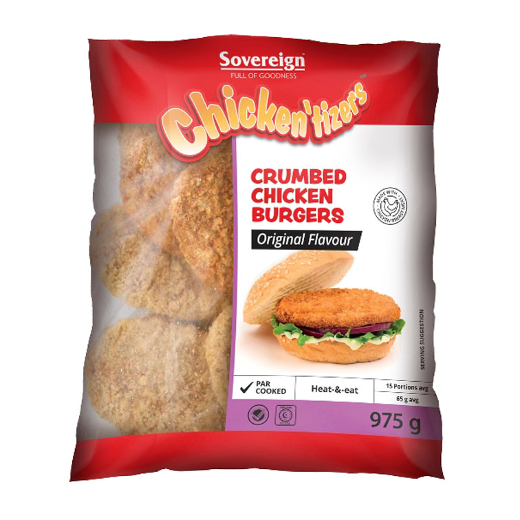 Chicken'tizers Crumbed Burgers 975g | Xclusive 2 U