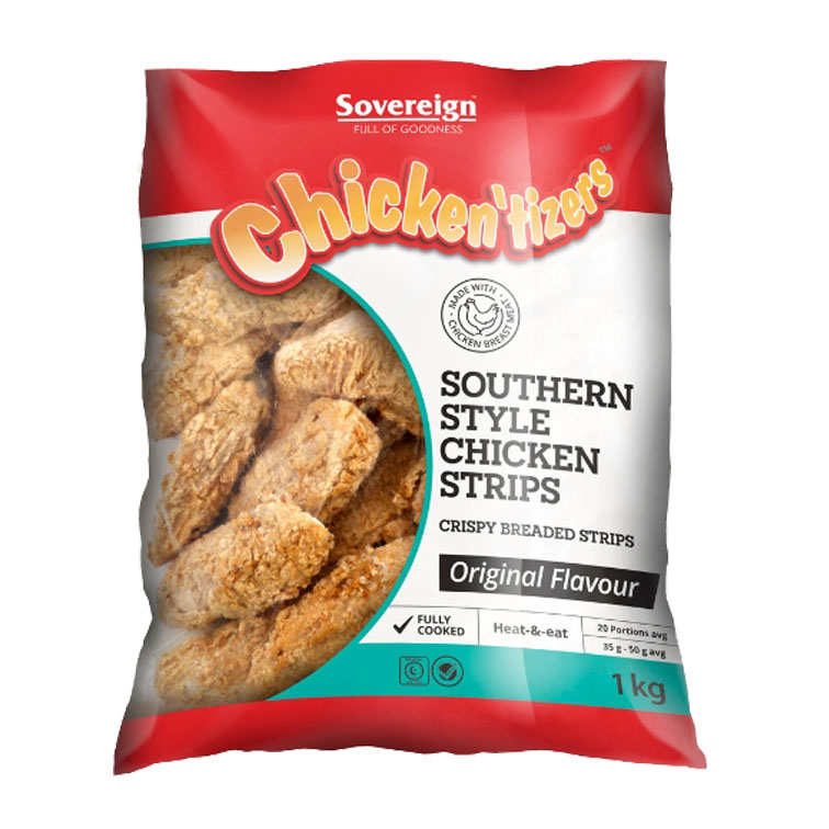 Chicken'tizers Crumbed Strips 1kg | Xclusive 2 U