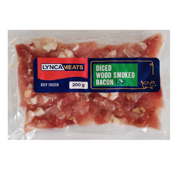 Lynca Bacon Diced 200g | Xclusive 2 U