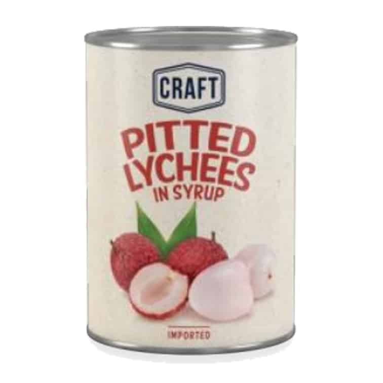 Craft Pitted Lychees In Syrup 567g | Xclusive 2 U